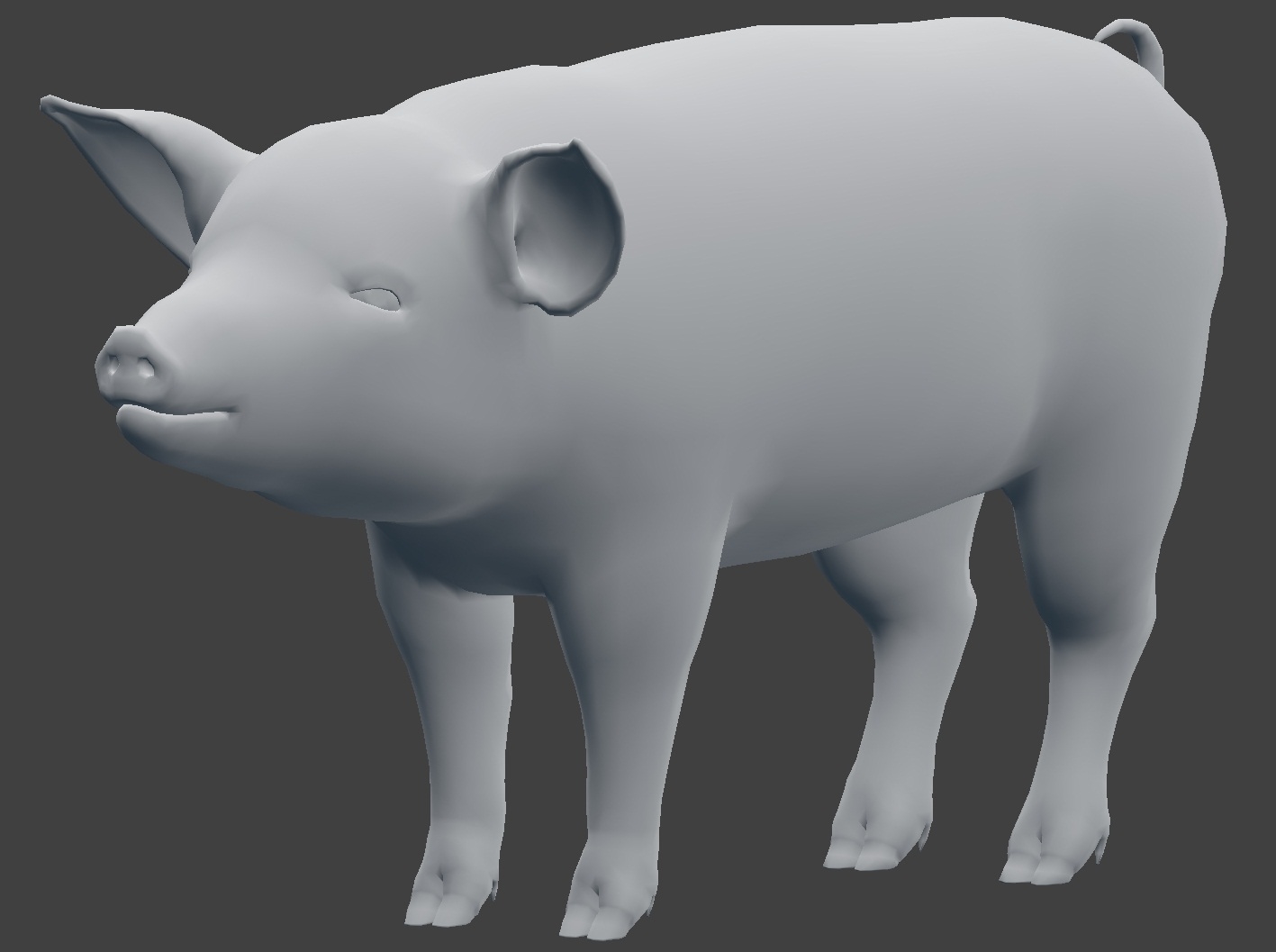 3D pig blender - TurboSquid 1378193