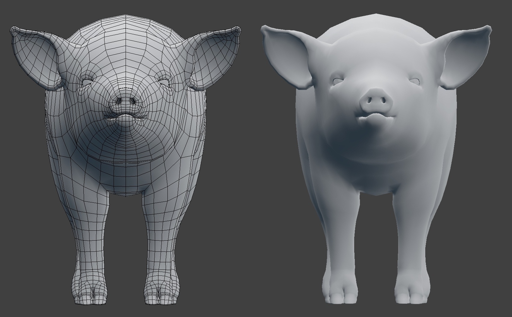 3D pig blender - TurboSquid 1378193