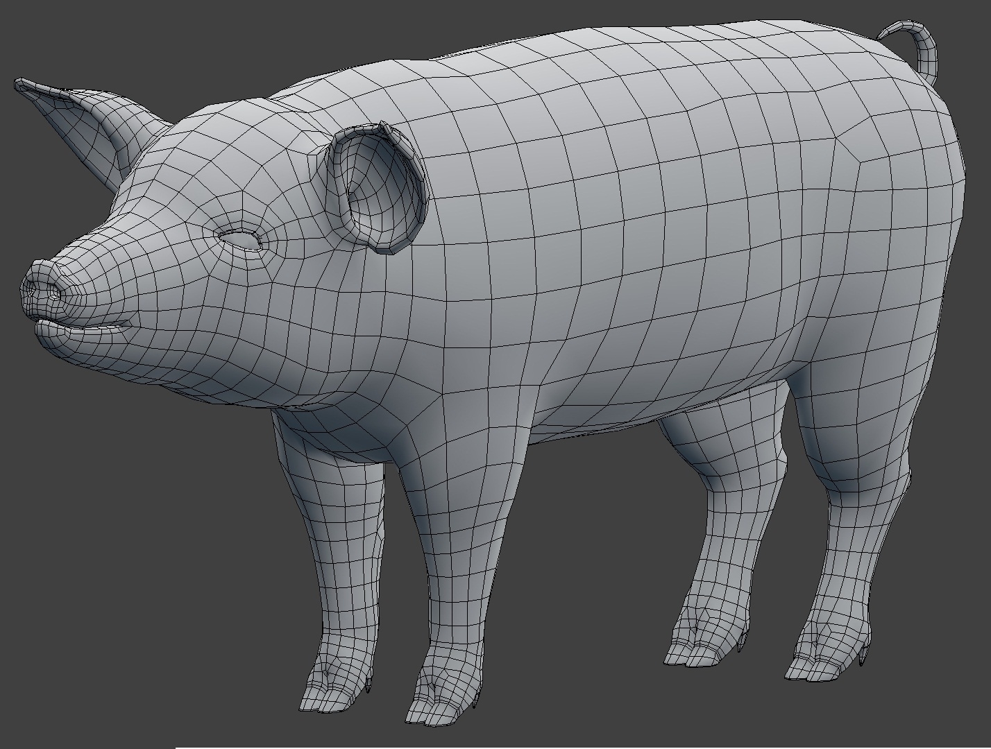 3D pig blender - TurboSquid 1378193