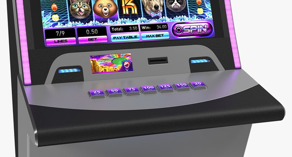 3D casino slot machines 2 - TurboSquid 1378353
