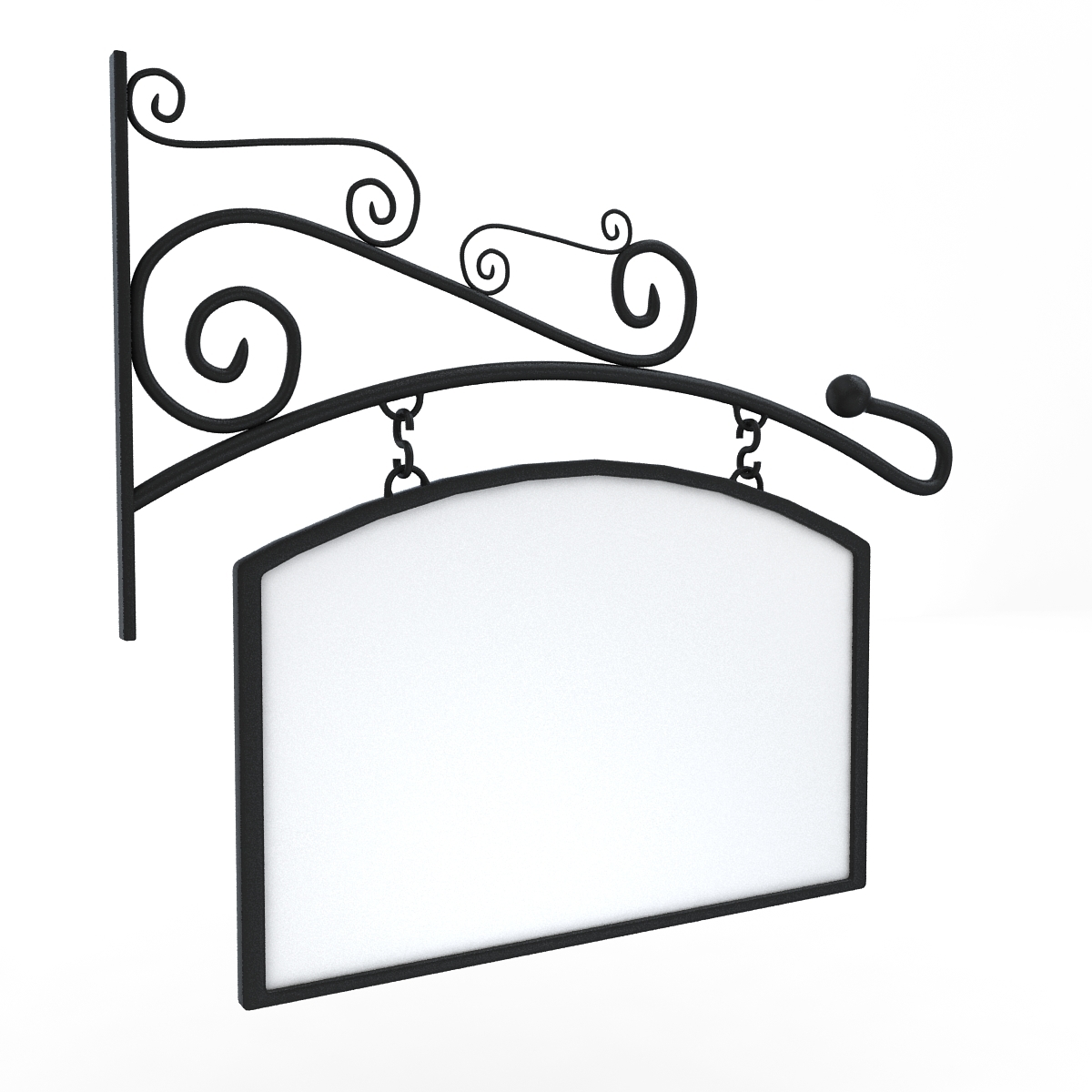 modelo 3d Letrero colgante - TurboSquid 1378385