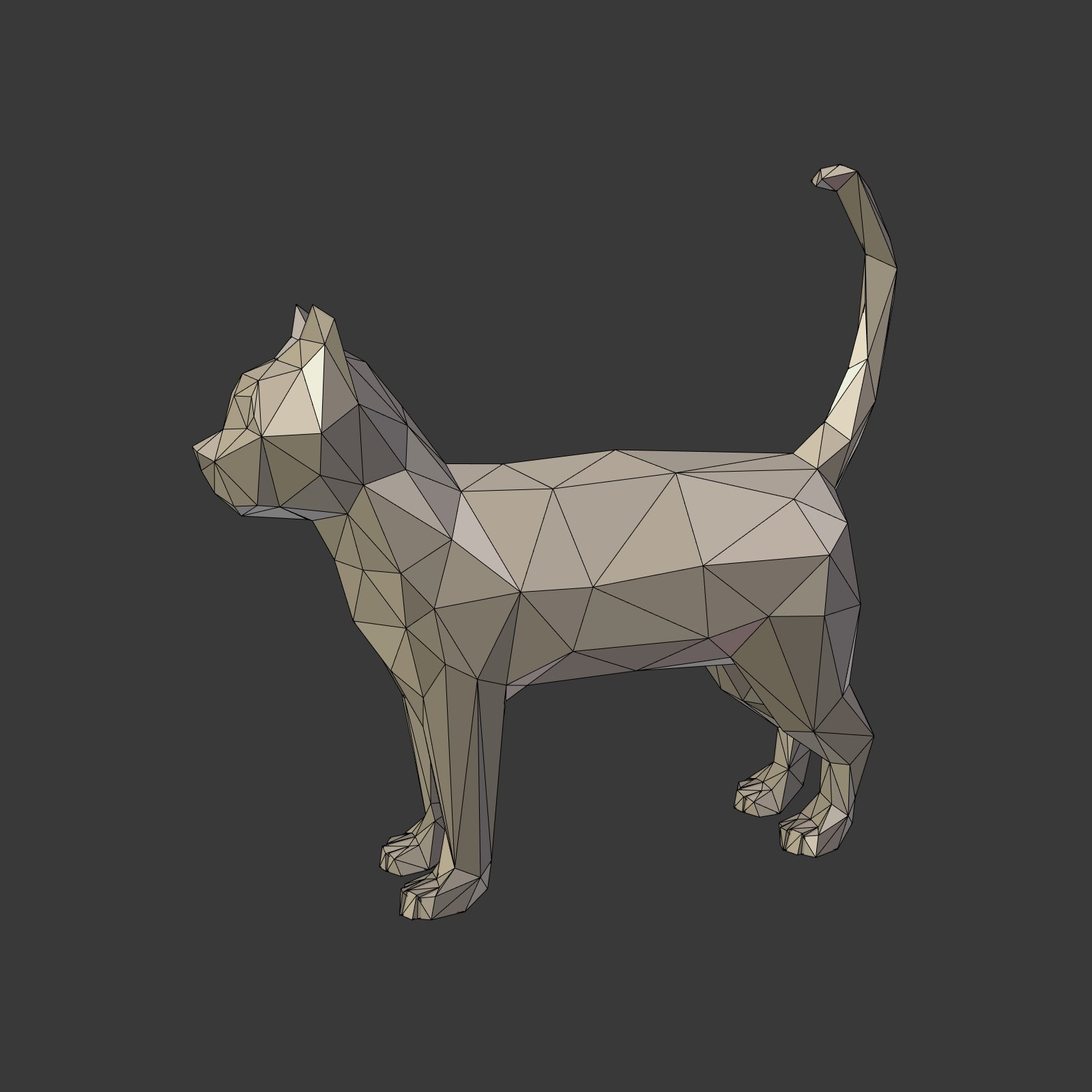3D cat cartoon model - TurboSquid 1376239