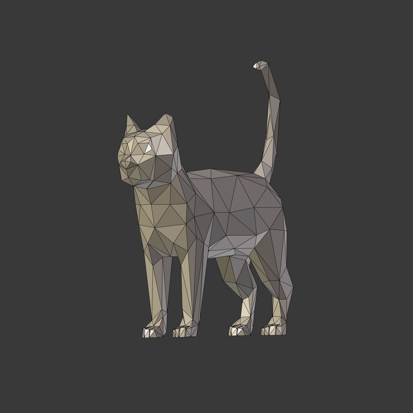3D cat cartoon model - TurboSquid 1376239