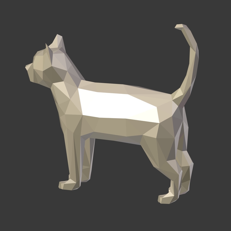 3D cat cartoon model - TurboSquid 1376239