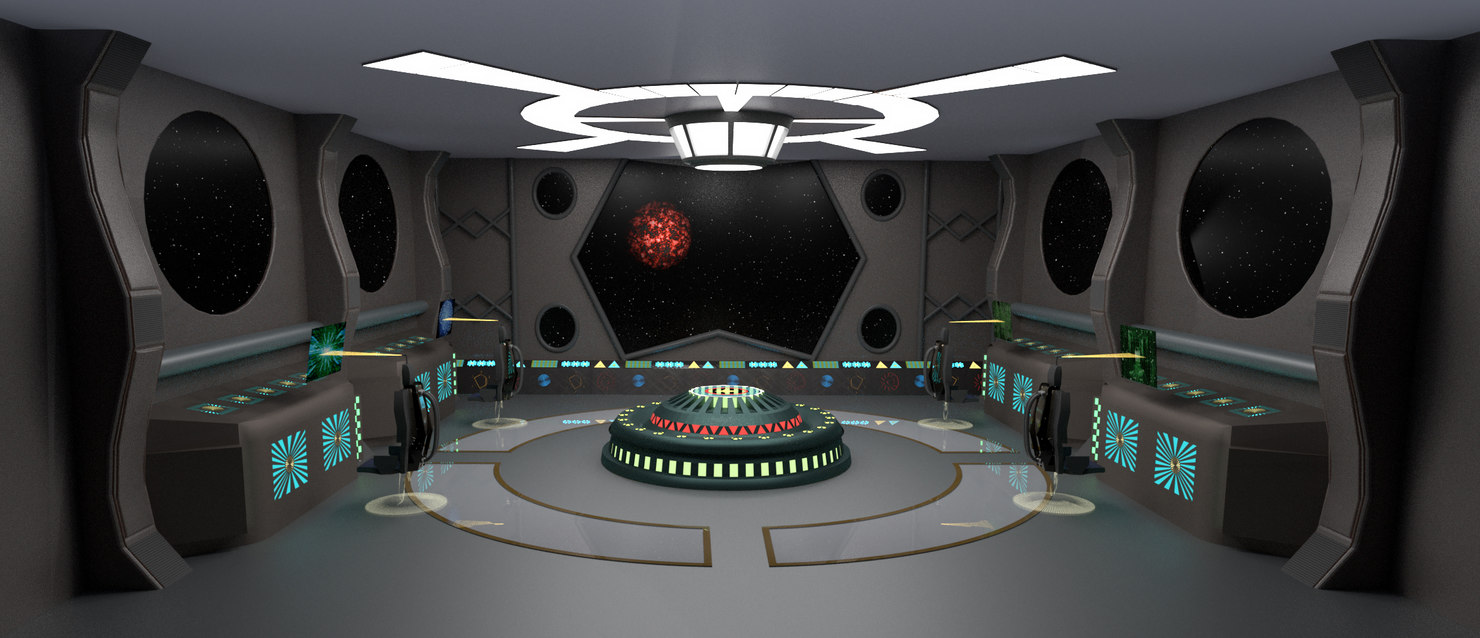 3D starship command center - TurboSquid 1378453