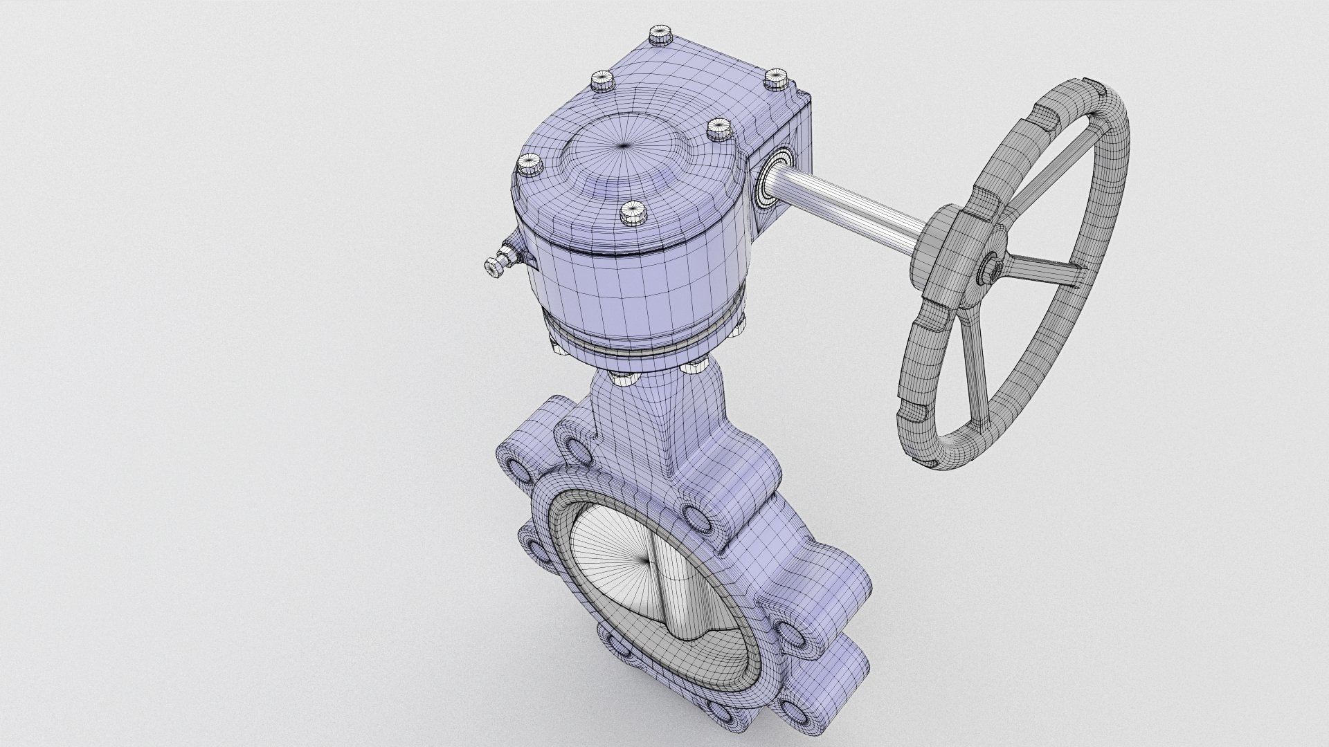 3D valve butterfly - TurboSquid 1527557