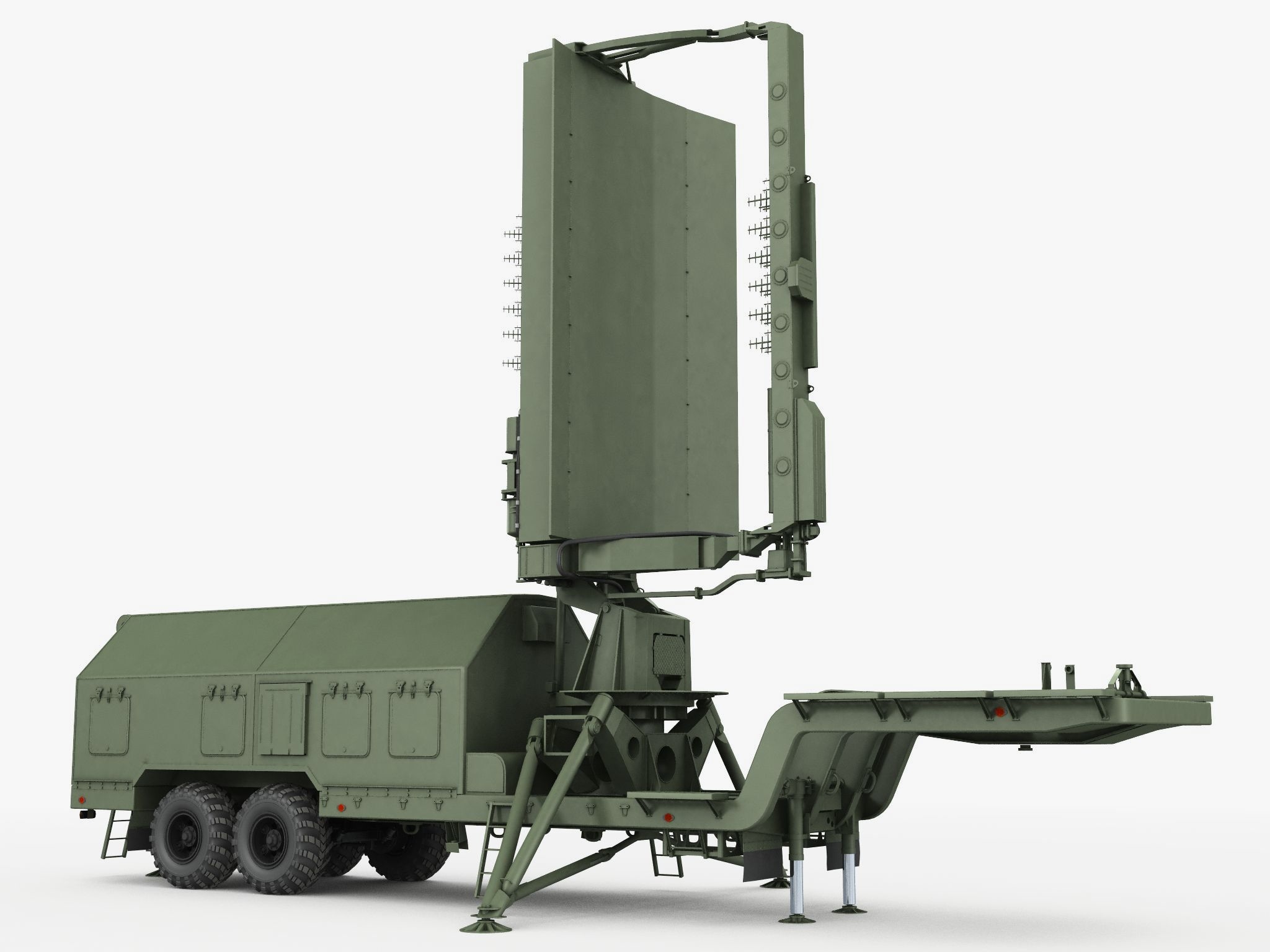 Radar trailer 19g6 3D model - TurboSquid 1371735