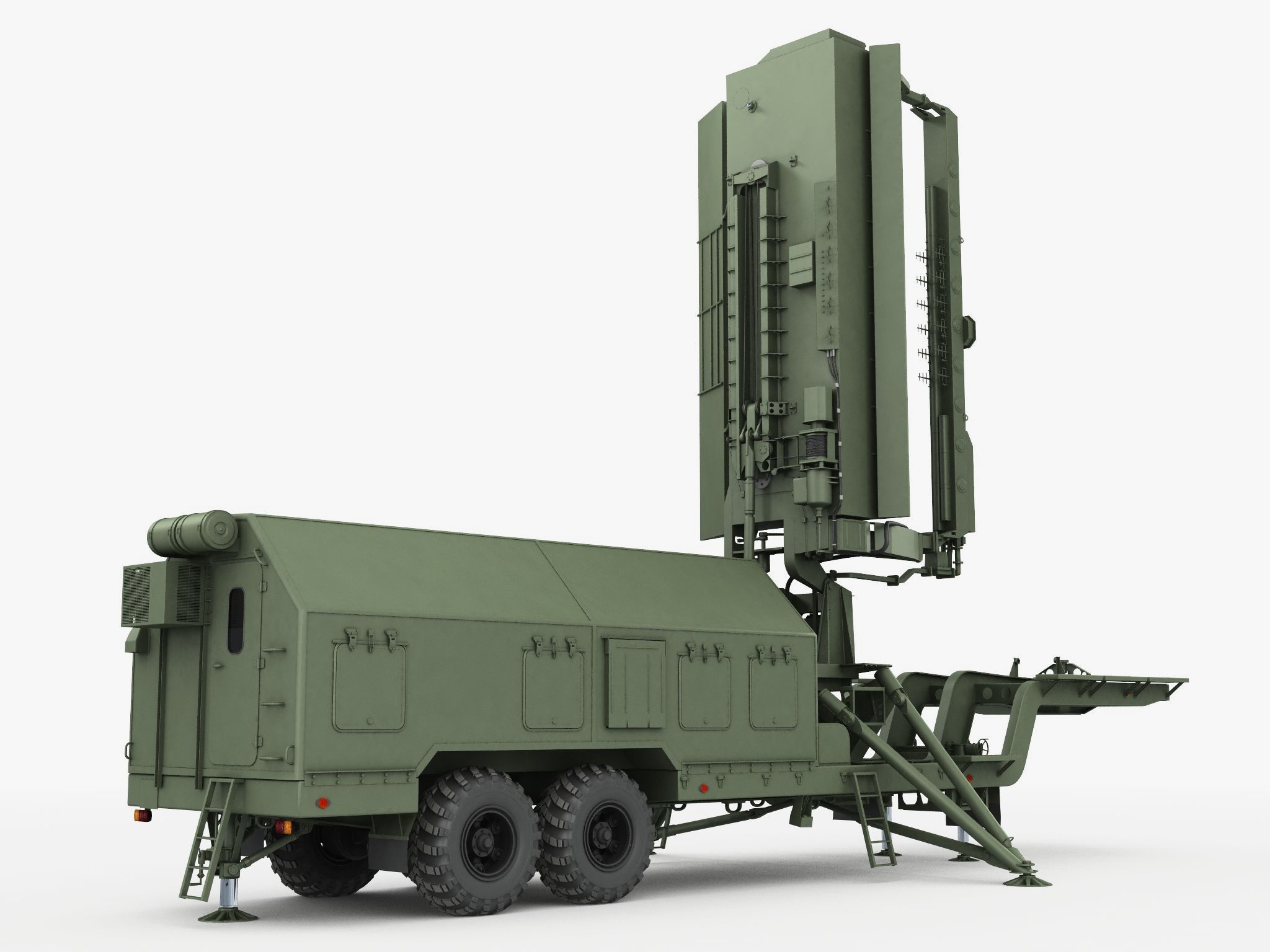 Radar trailer 19g6 3D model - TurboSquid 1371735