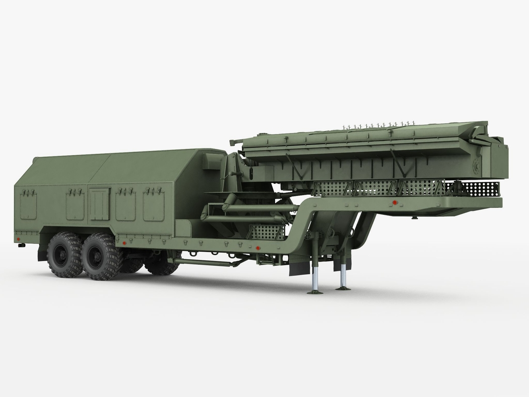 Radar trailer 19g6 3D model - TurboSquid 1371735
