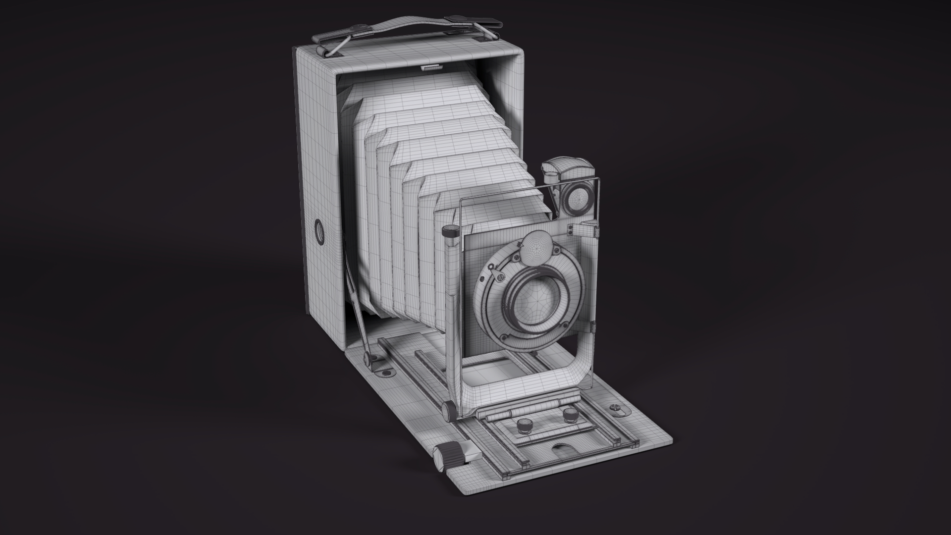 folding camera 3d c4d