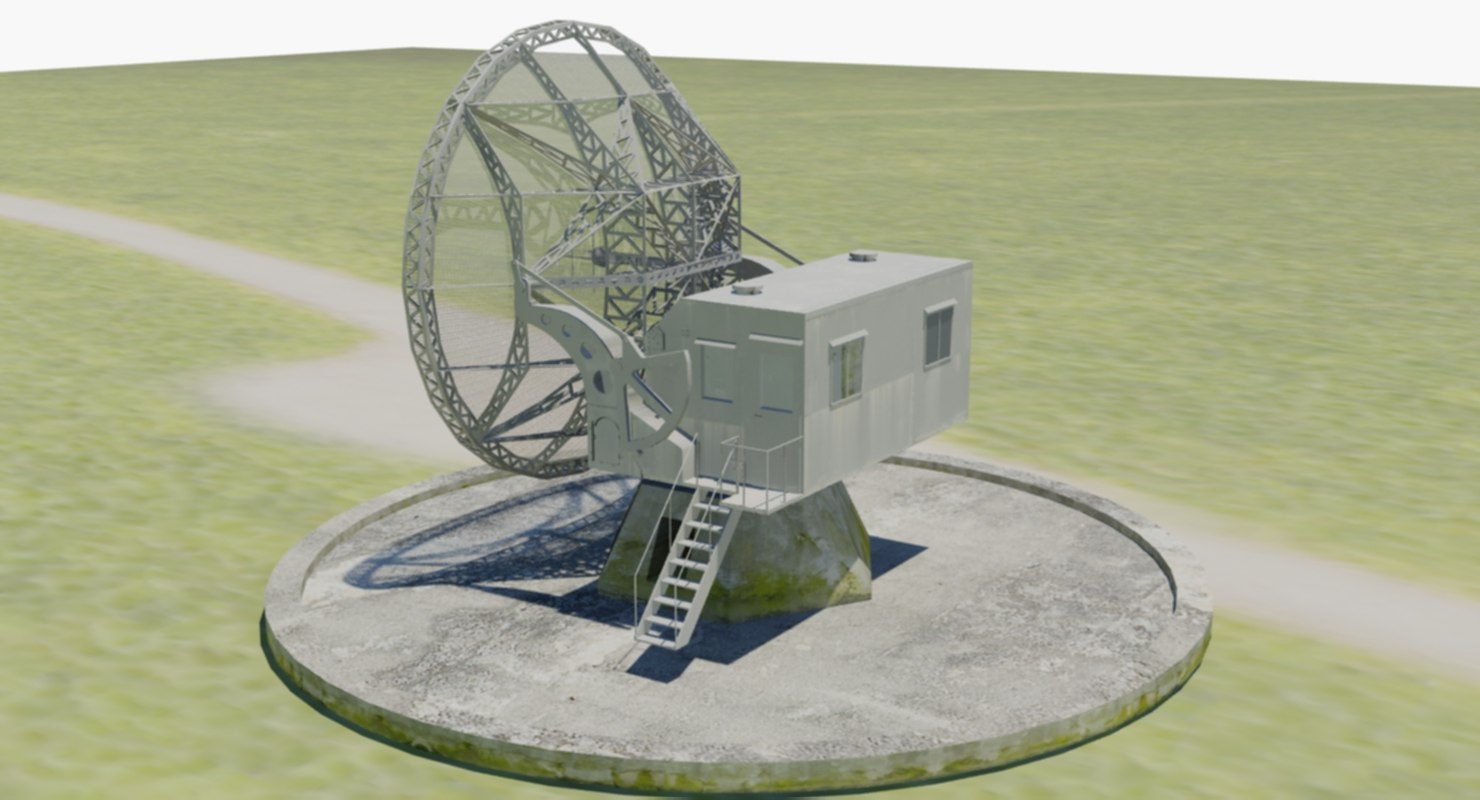 3D model wrzburg radar german army - TurboSquid 1378782