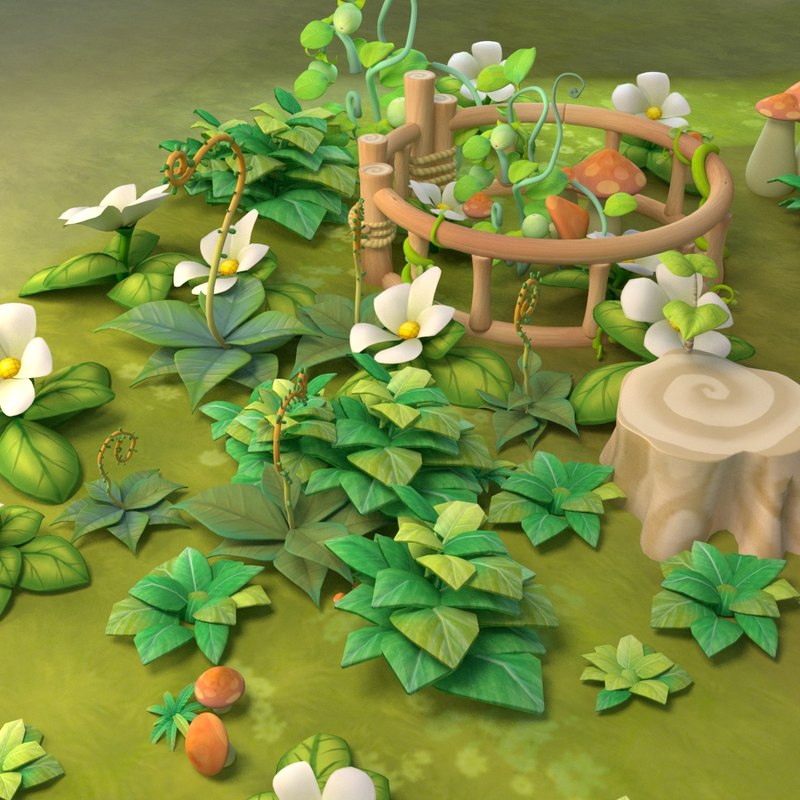3D model garden - TurboSquid 1378959