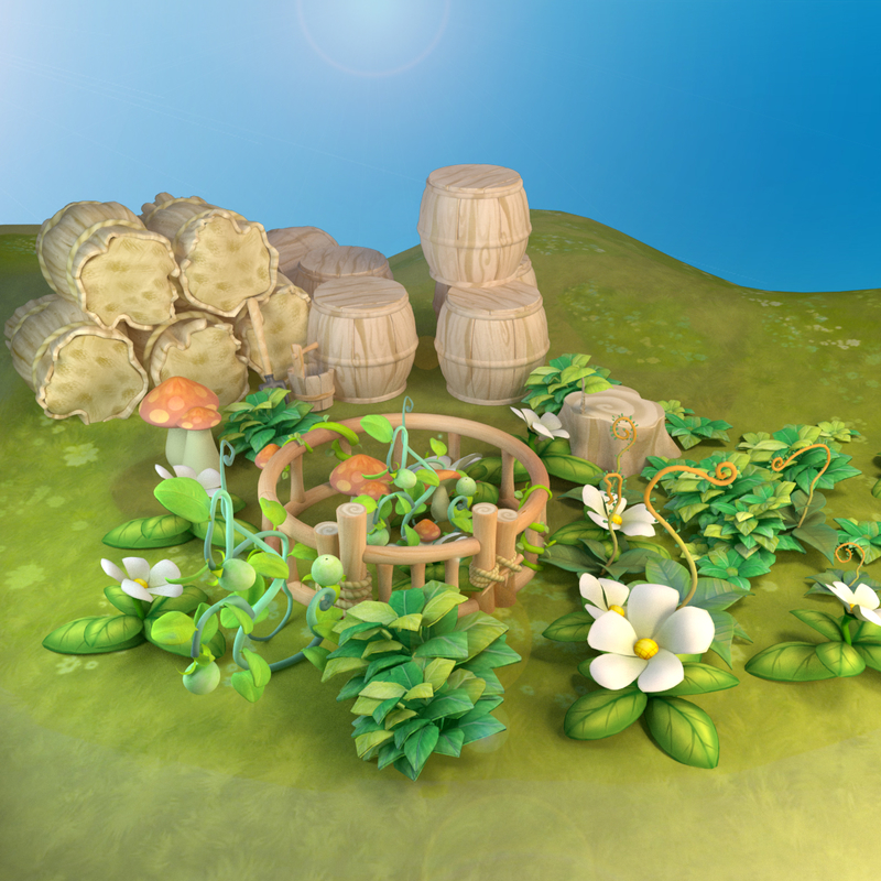 3D model garden - TurboSquid 1378959