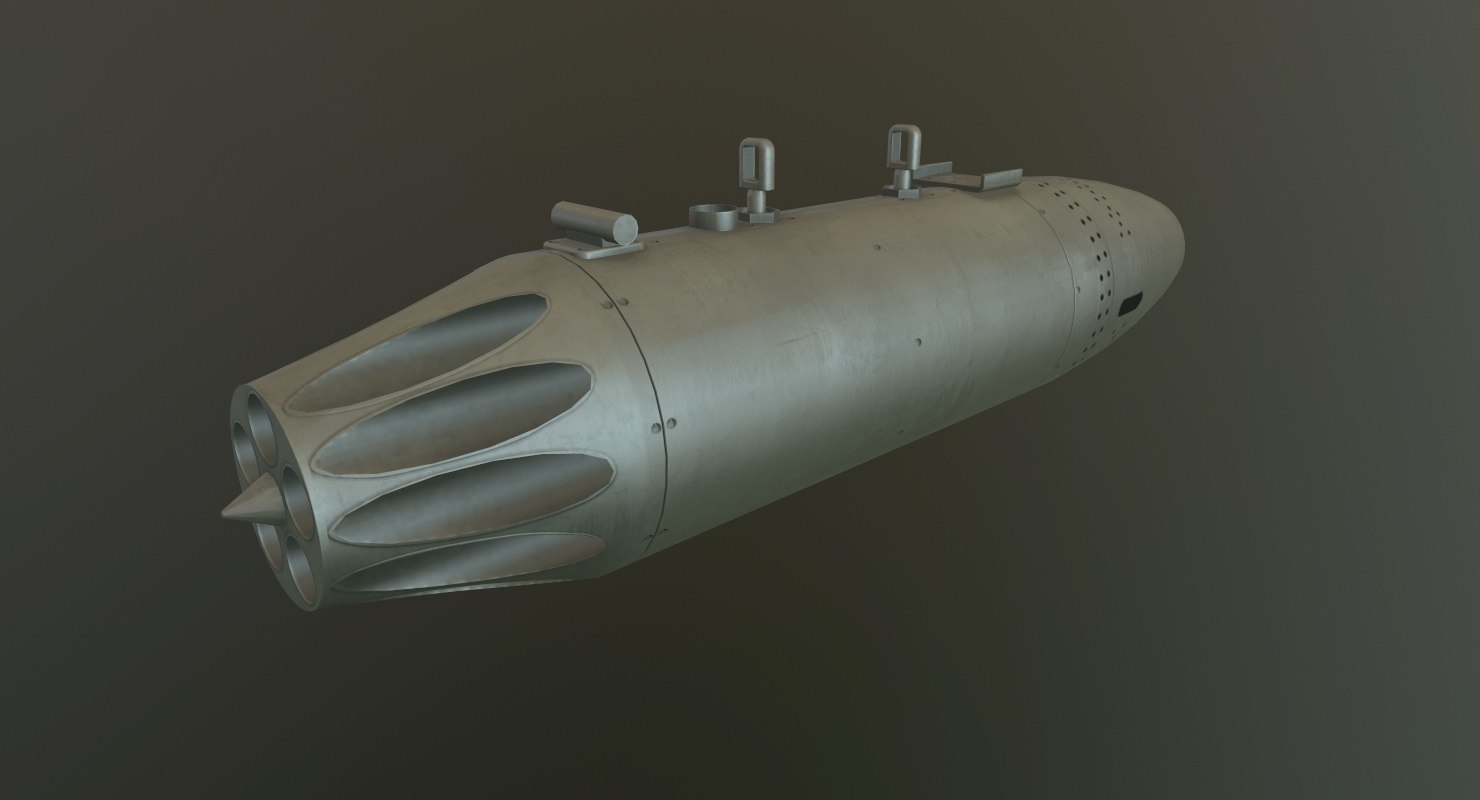 Rocket launcher ub-16-57 model - TurboSquid 1379074