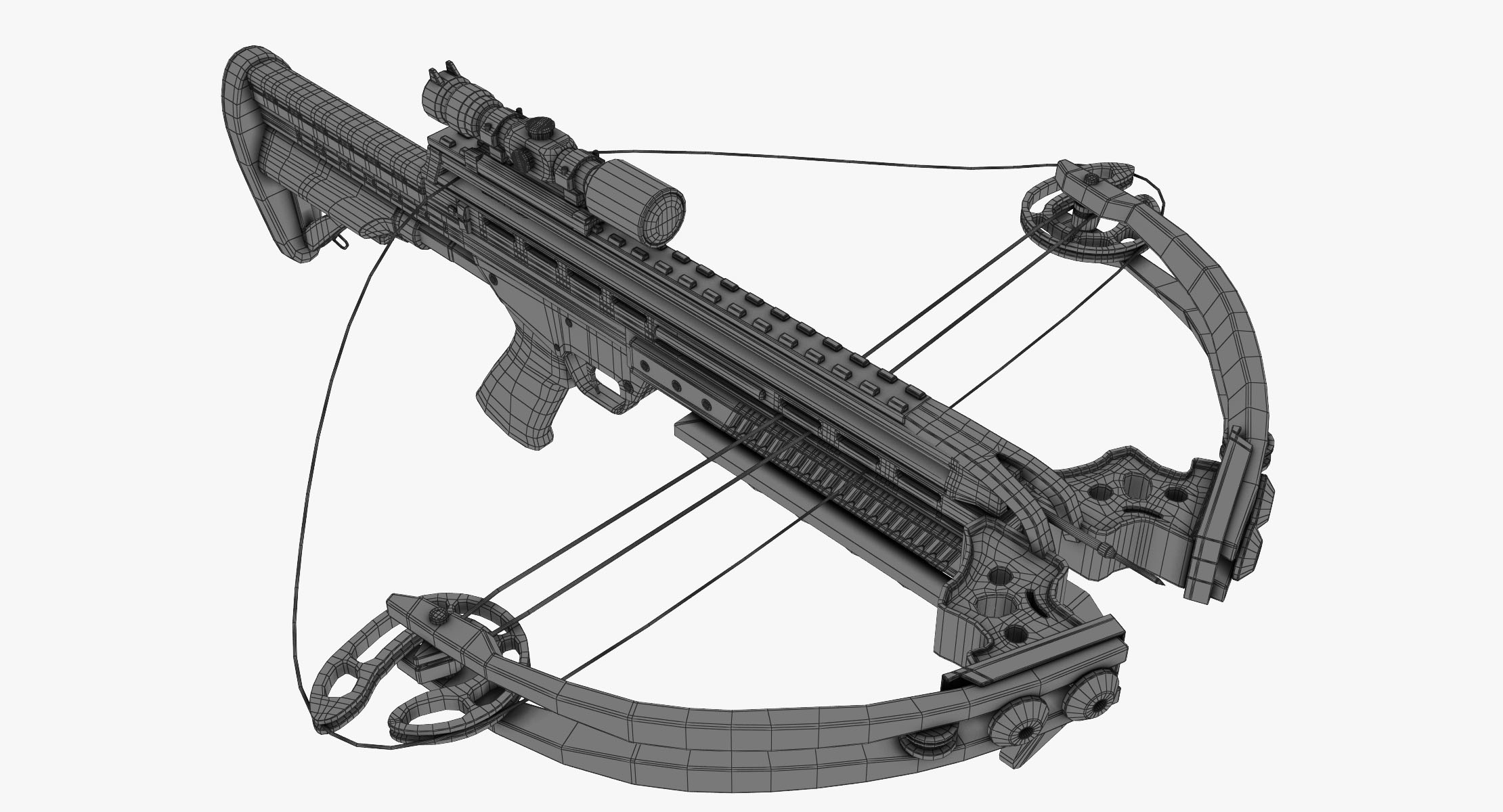 Modern crossbow 3D model - TurboSquid 1379813