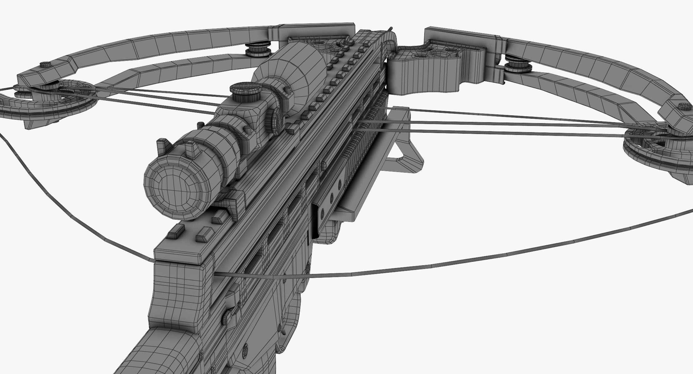 Modern crossbow 3D model - TurboSquid 1379813
