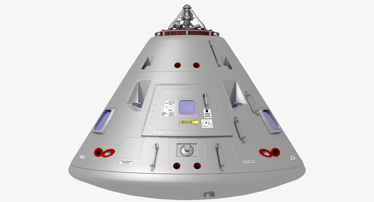 Apollo Command Module 3d Model Turbosquid 1379101