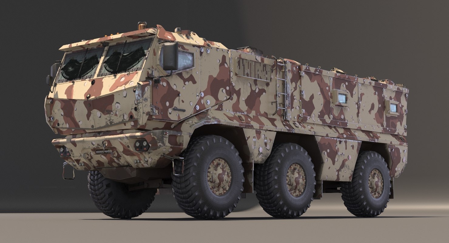 3D kamaz typhoon camo send - TurboSquid 1379131