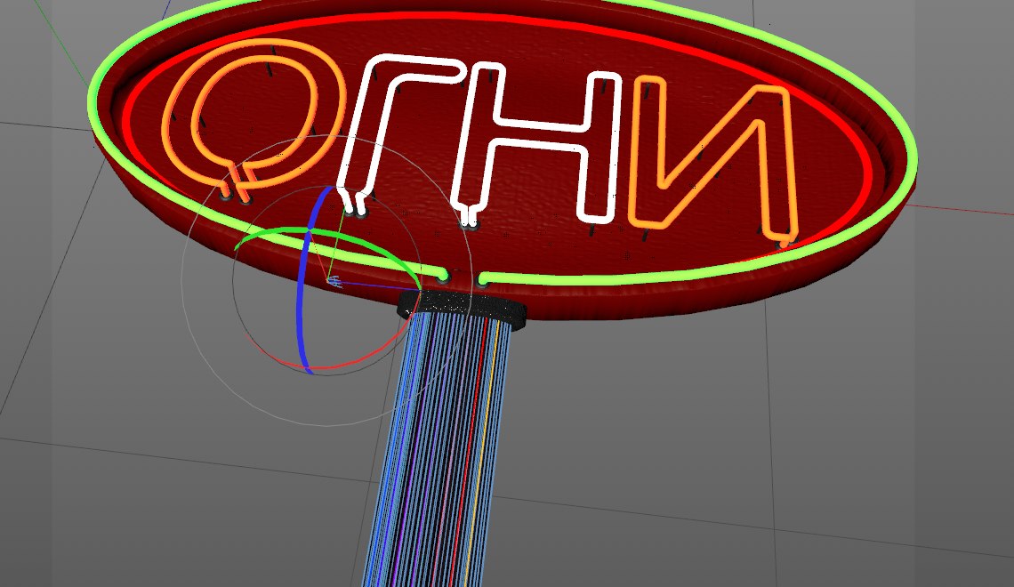 Neon sign 3D model - TurboSquid 1379189