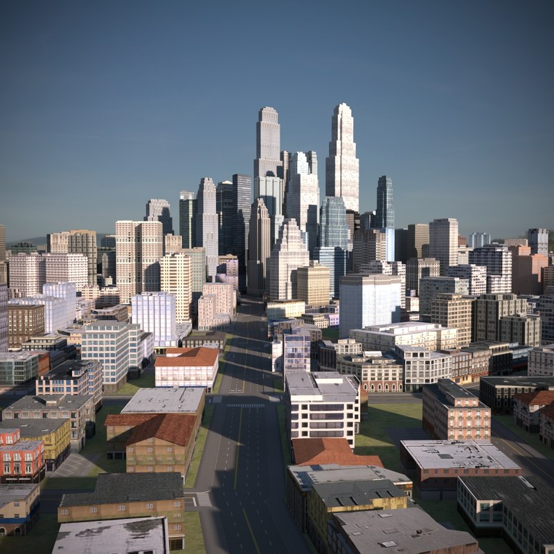 City scape 3D - TurboSquid 1379307