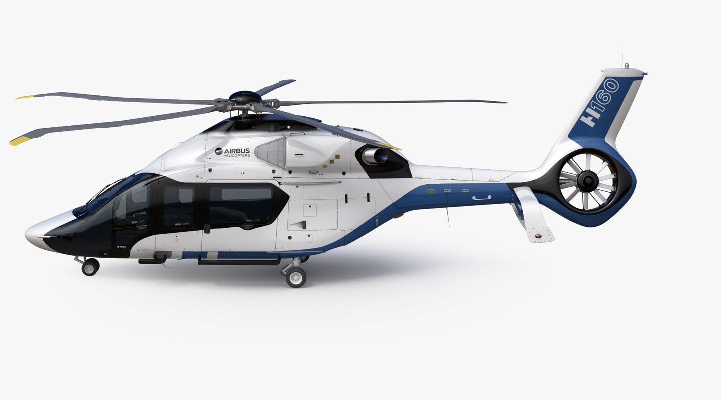 Airbus Hubschrauber H160 - Eurocopter EC 160 mit Cockpit und Innenraum ...