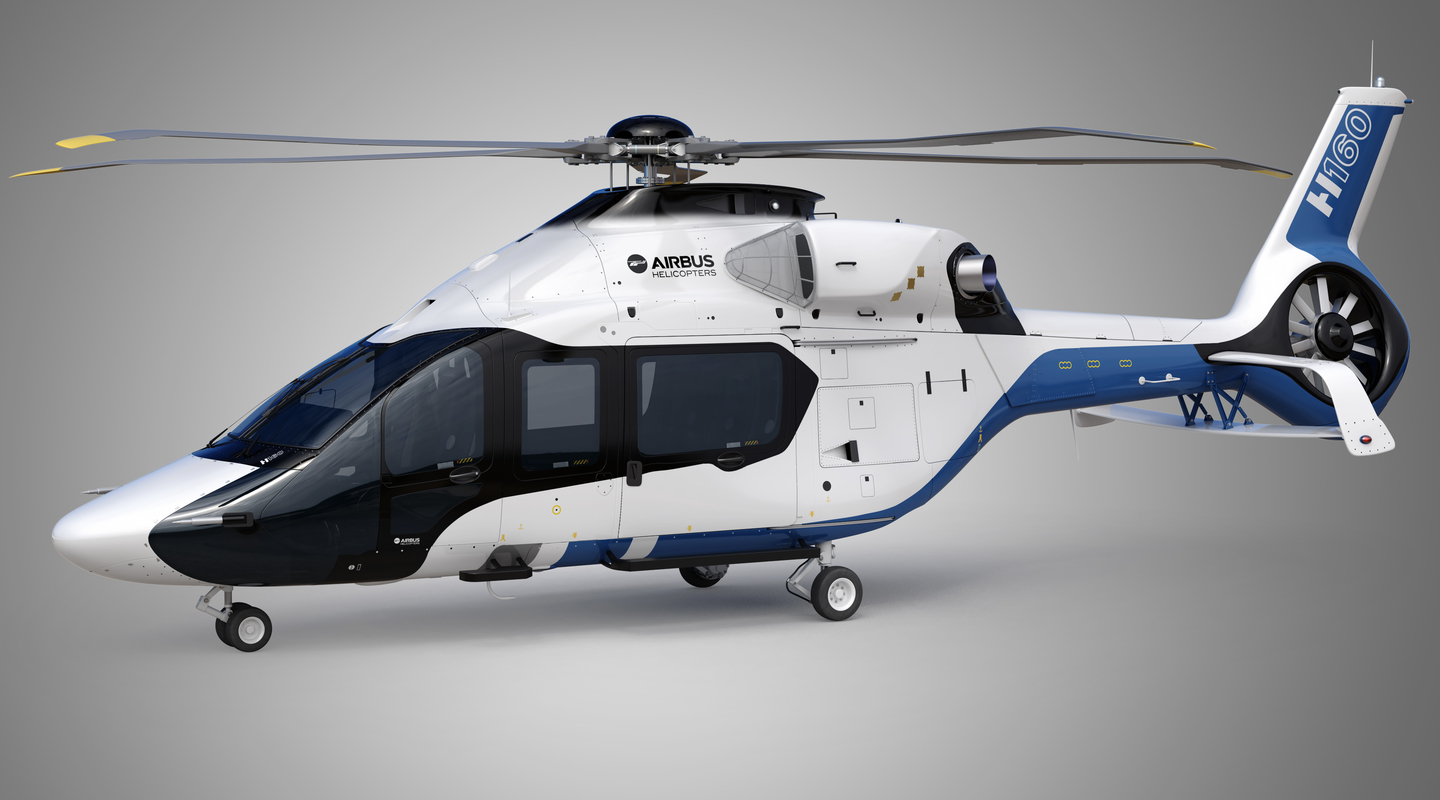 modèle 3D de Airbus Helicopter H160 - Eurocopter EC 160 avec cockpit et ...