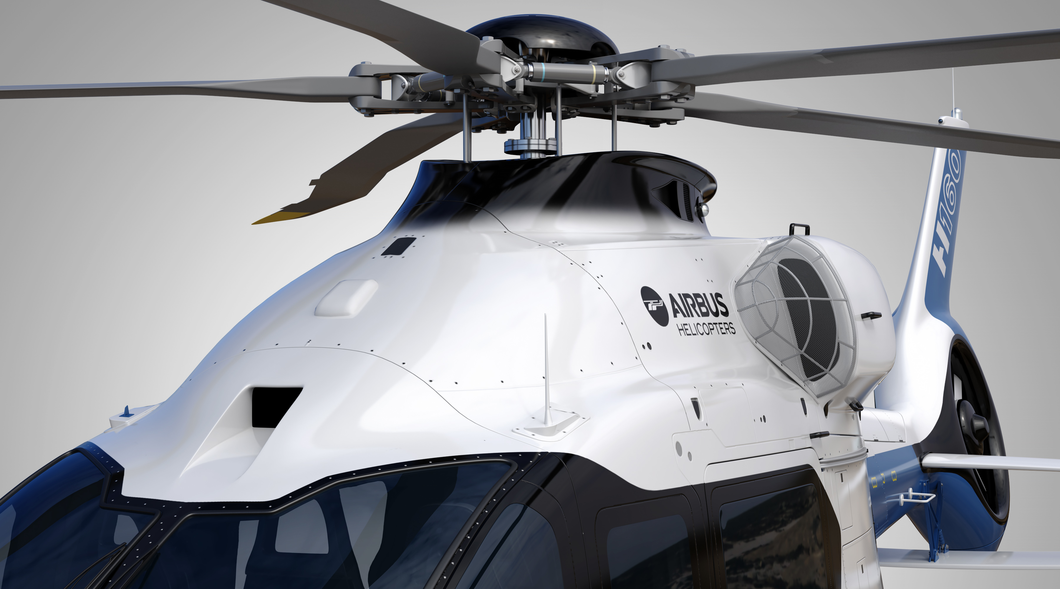 Airbus Hubschrauber H160 - Eurocopter EC 160 mit Cockpit und Innenraum ...