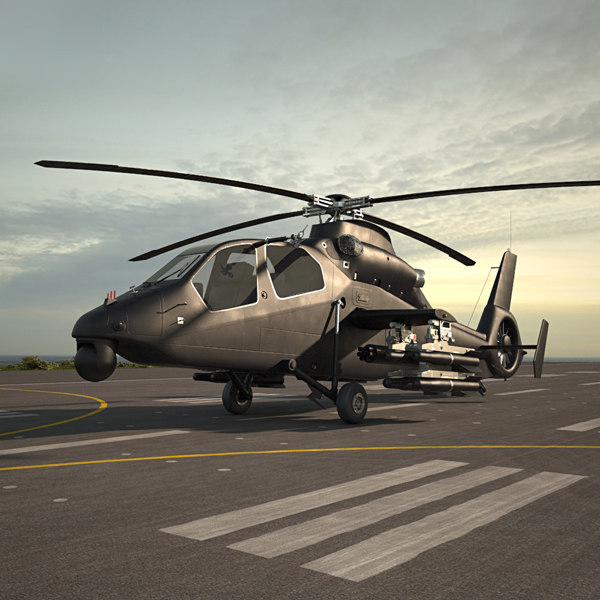 3d harbin z9 attack helicopter