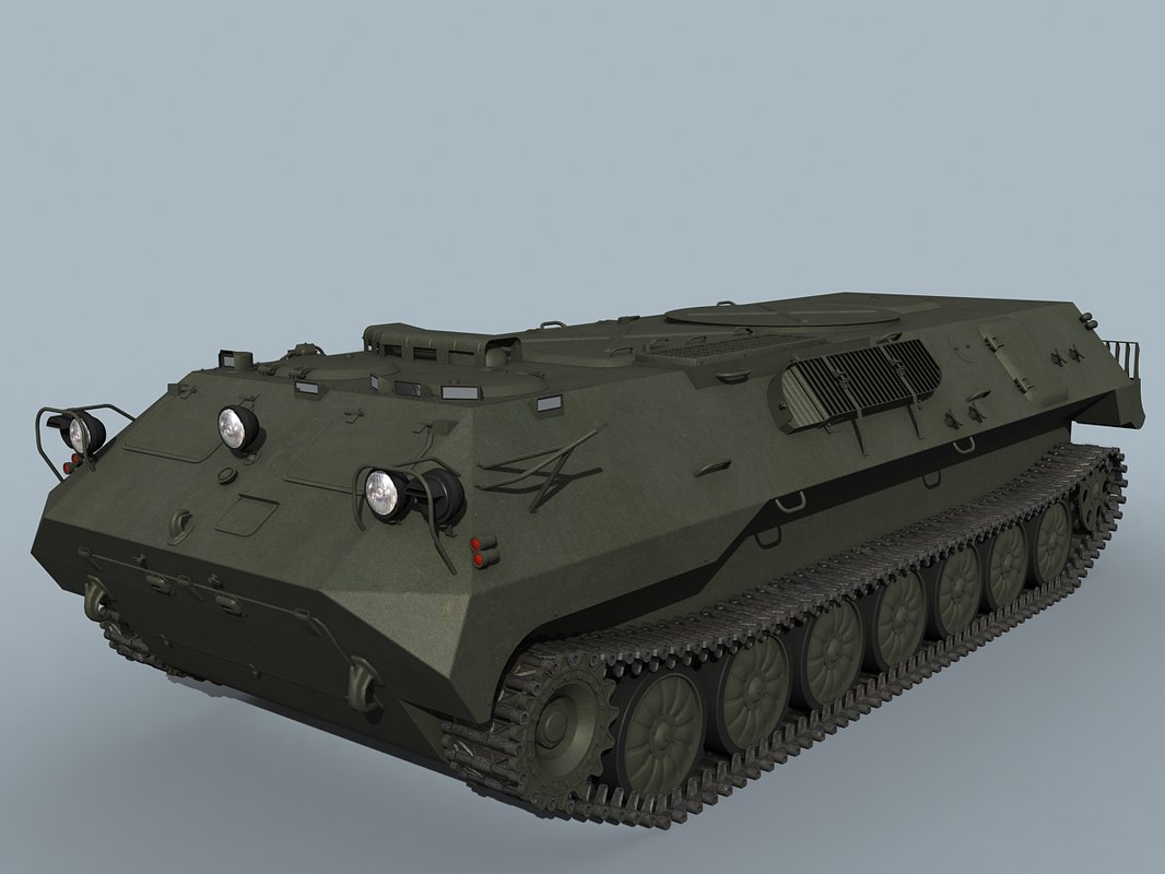 Soviet mt-lbu model - TurboSquid 1379435