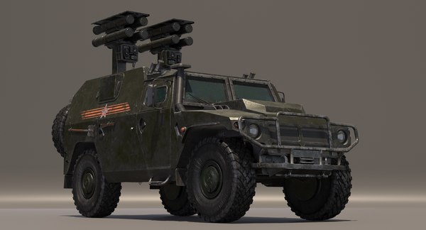 atgm kornet d-1 armata 3d max