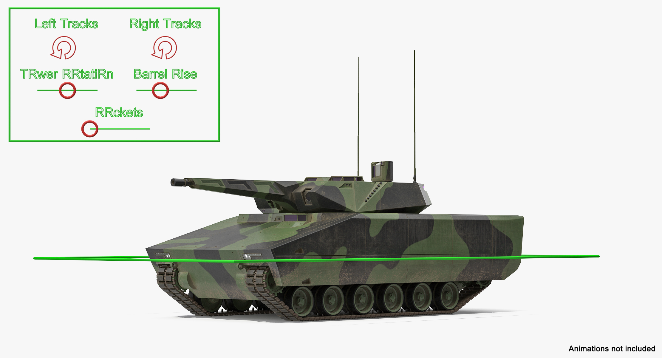Kf41 lynx tank rigged 3D model - TurboSquid 1379596