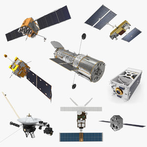 3d model generic satellite real