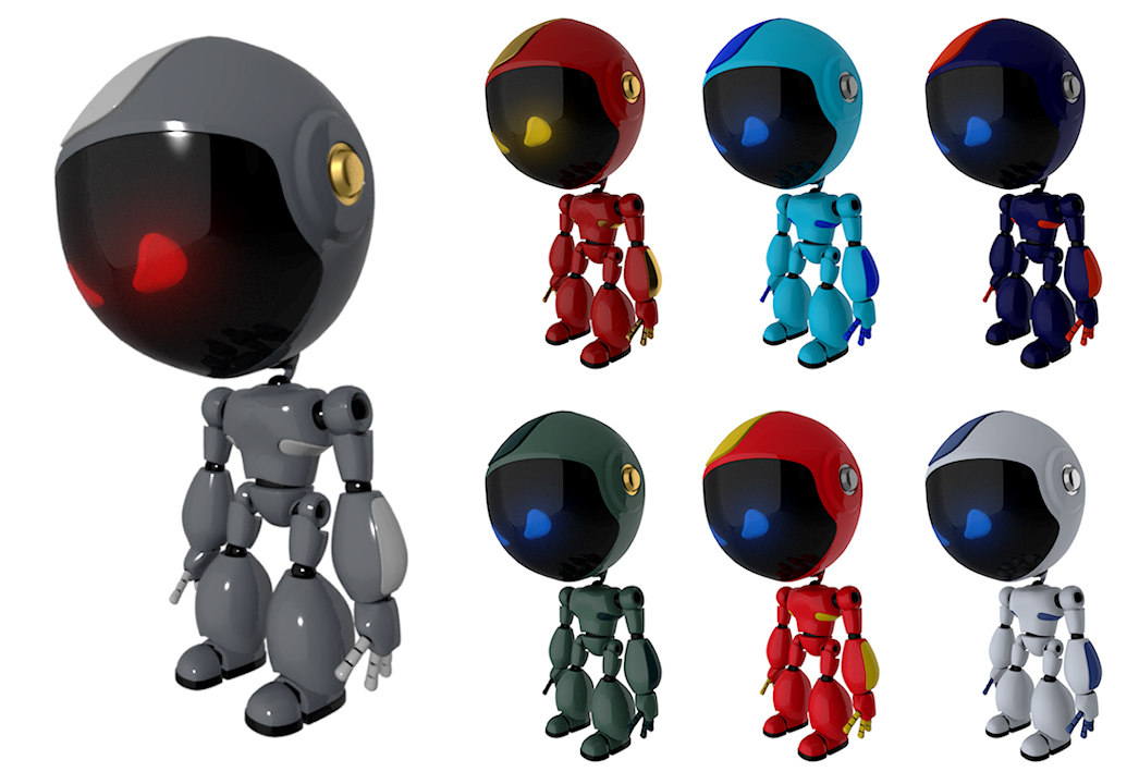 Rigged 7 robot model - TurboSquid 1379616