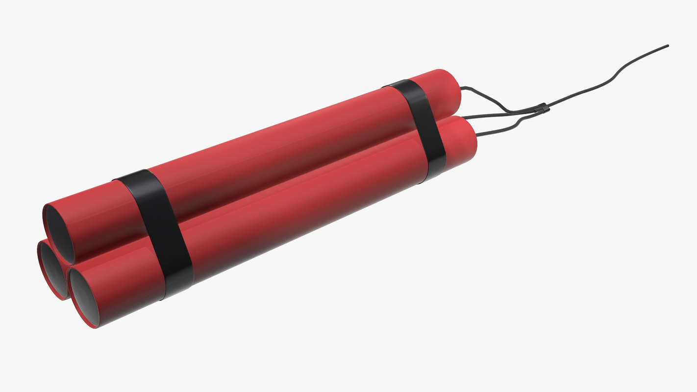 3D dynamite model - TurboSquid 1379618
