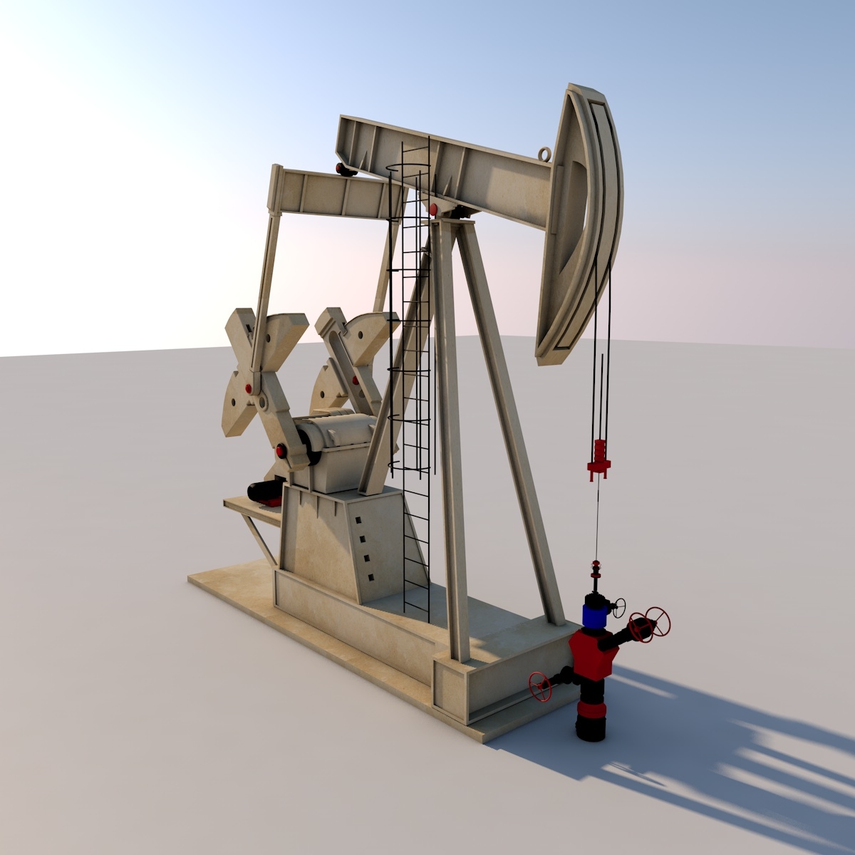 3D oil field model - TurboSquid 1379893