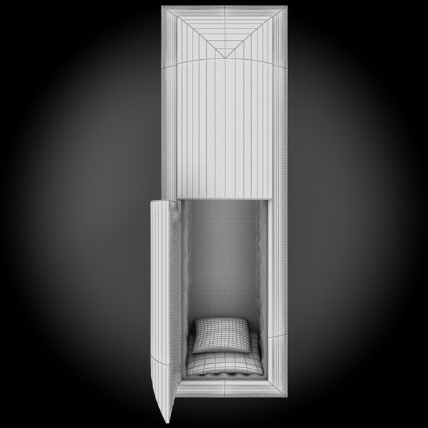 3d model of coffin casket