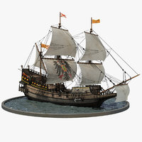max elizabethan galleon