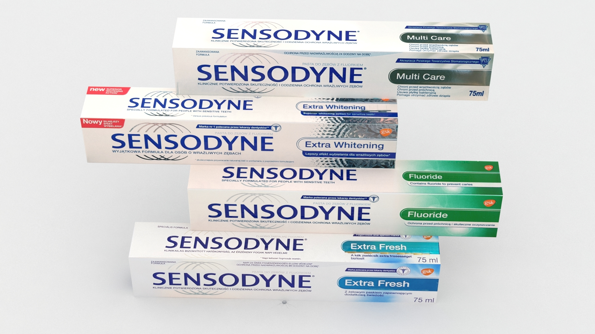 GlaxoSmithKline GSK Zahnpasta 75ml Typ A Kollektion 2019 3D-Modell ...