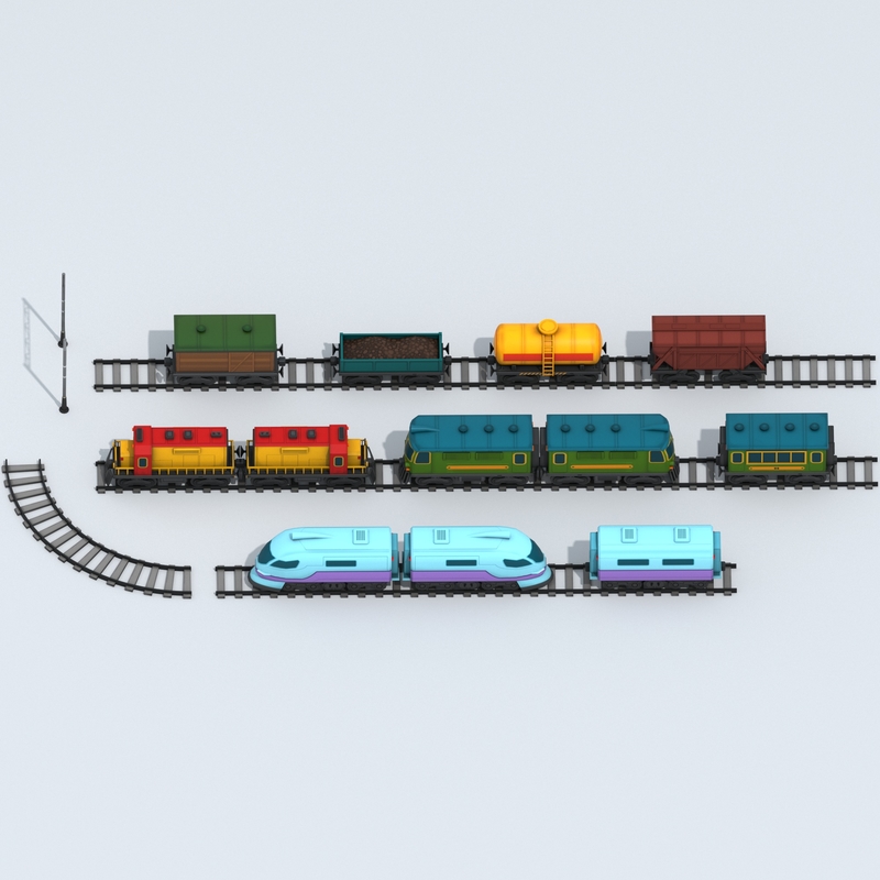 Züge 3D-Modell - TurboSquid 1380143