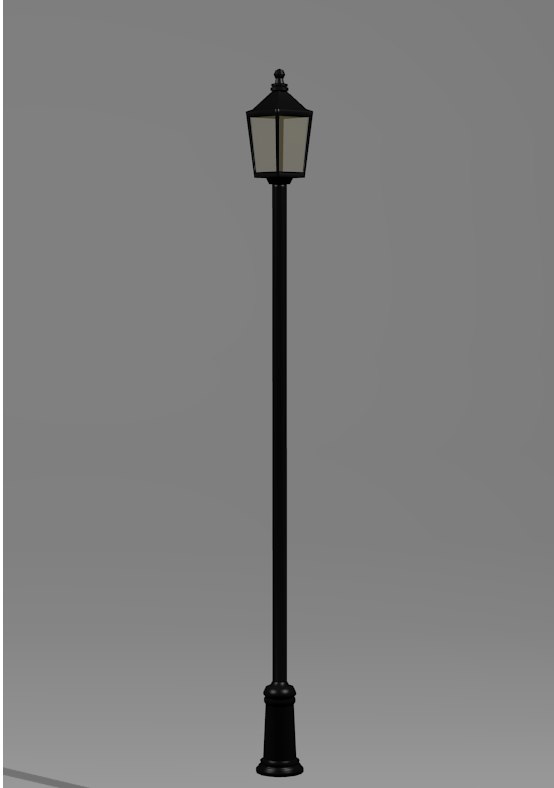 3D model lamp post - TurboSquid 1380199