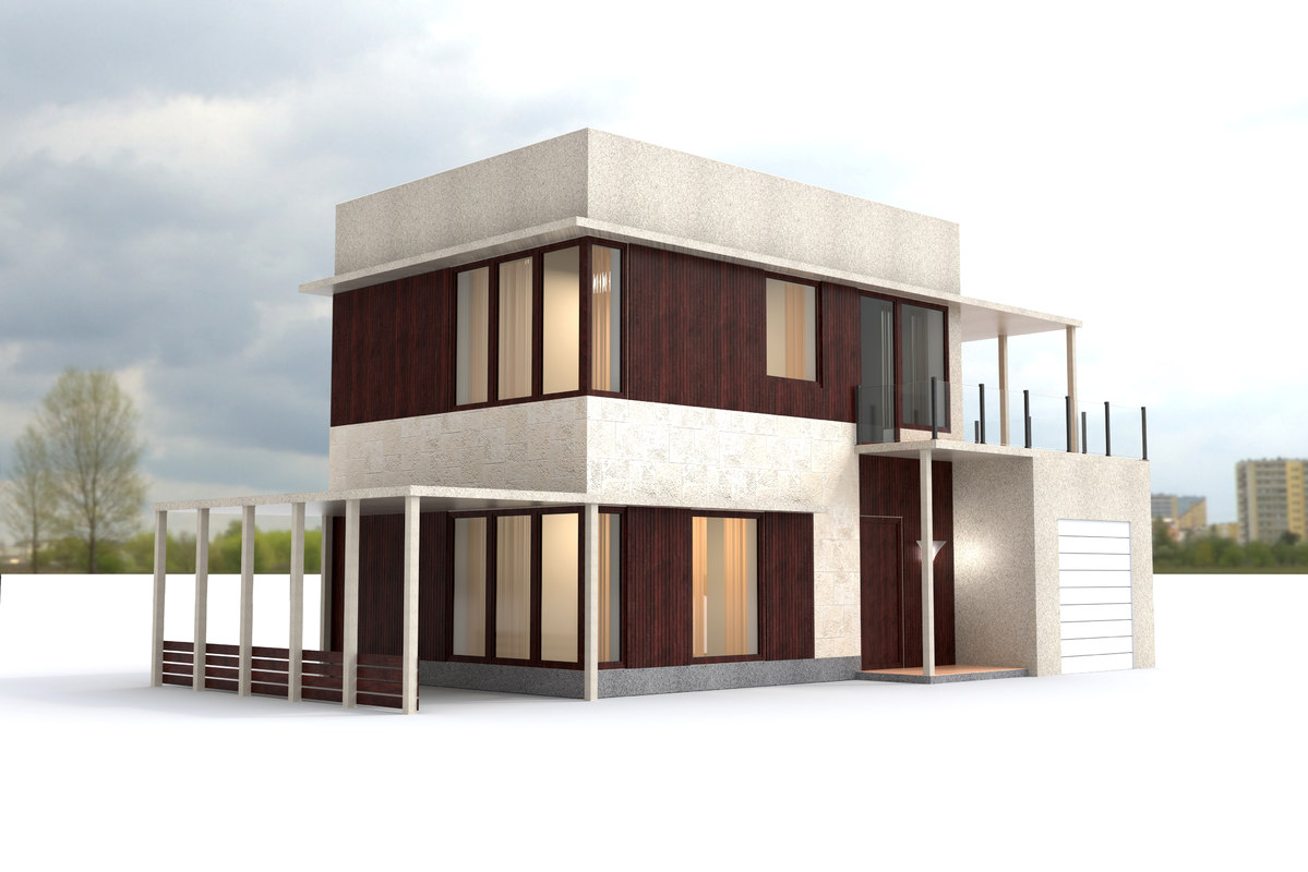 3D house home structure model - TurboSquid 1380309