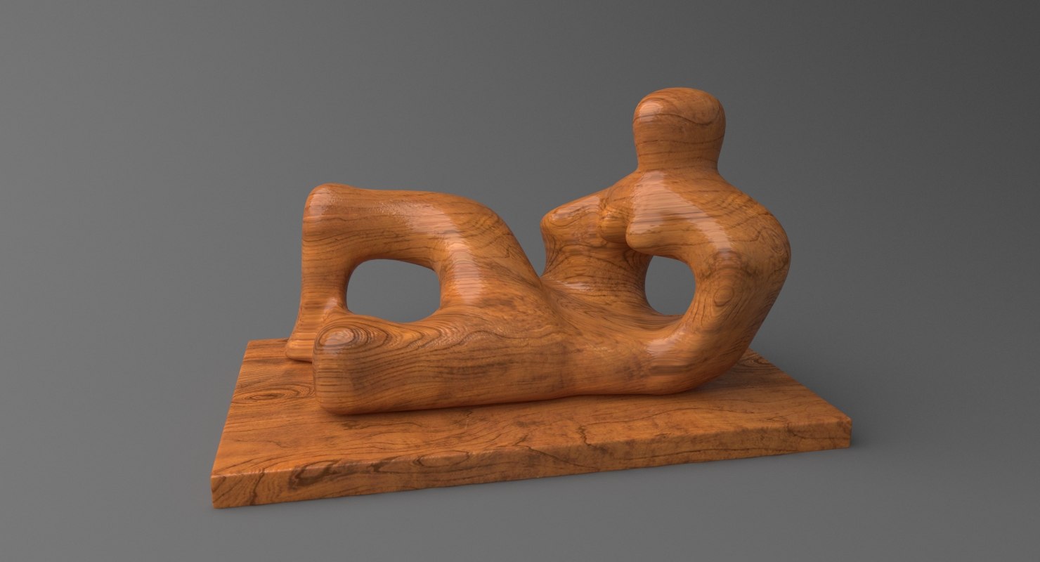 3D sculpture henry moore model - TurboSquid 1380489