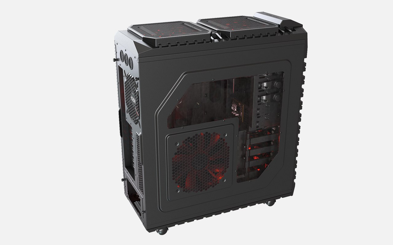 Pc case haf-x 3D model - TurboSquid 1380553