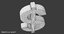 Dollar sign 3D model - TurboSquid 1380568