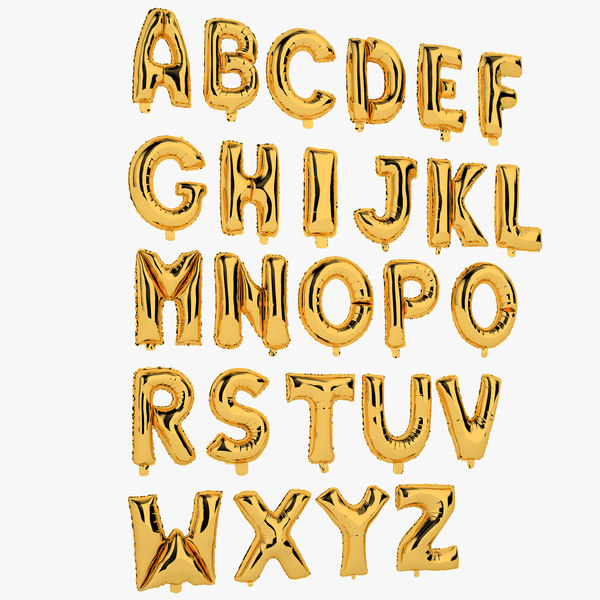 3d steampunk alphabet letters h