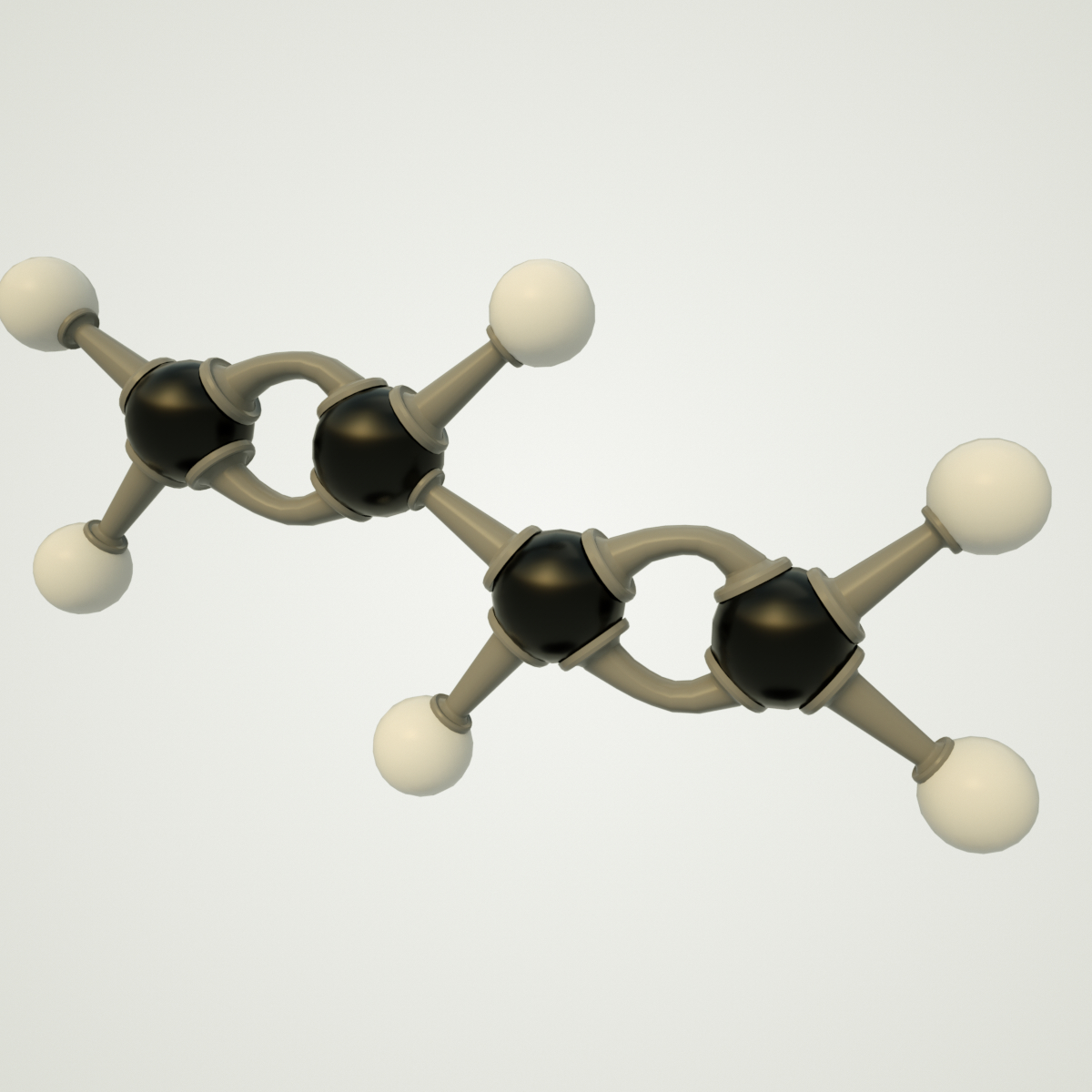 Butadien Molecular 3D-Modell - TurboSquid 1380670