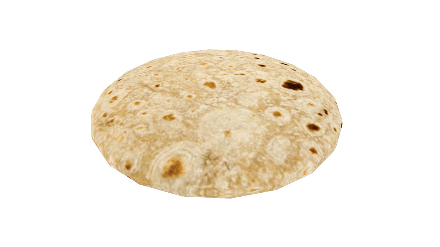 Roti indian 3D - TurboSquid 1380797