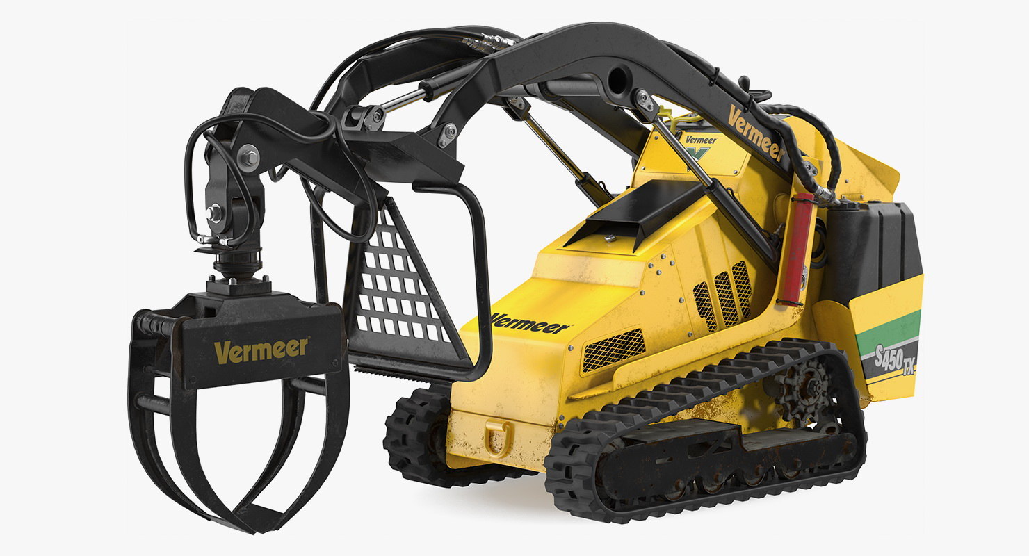 Vermeer mini skid steer 3D model - TurboSquid 1381116