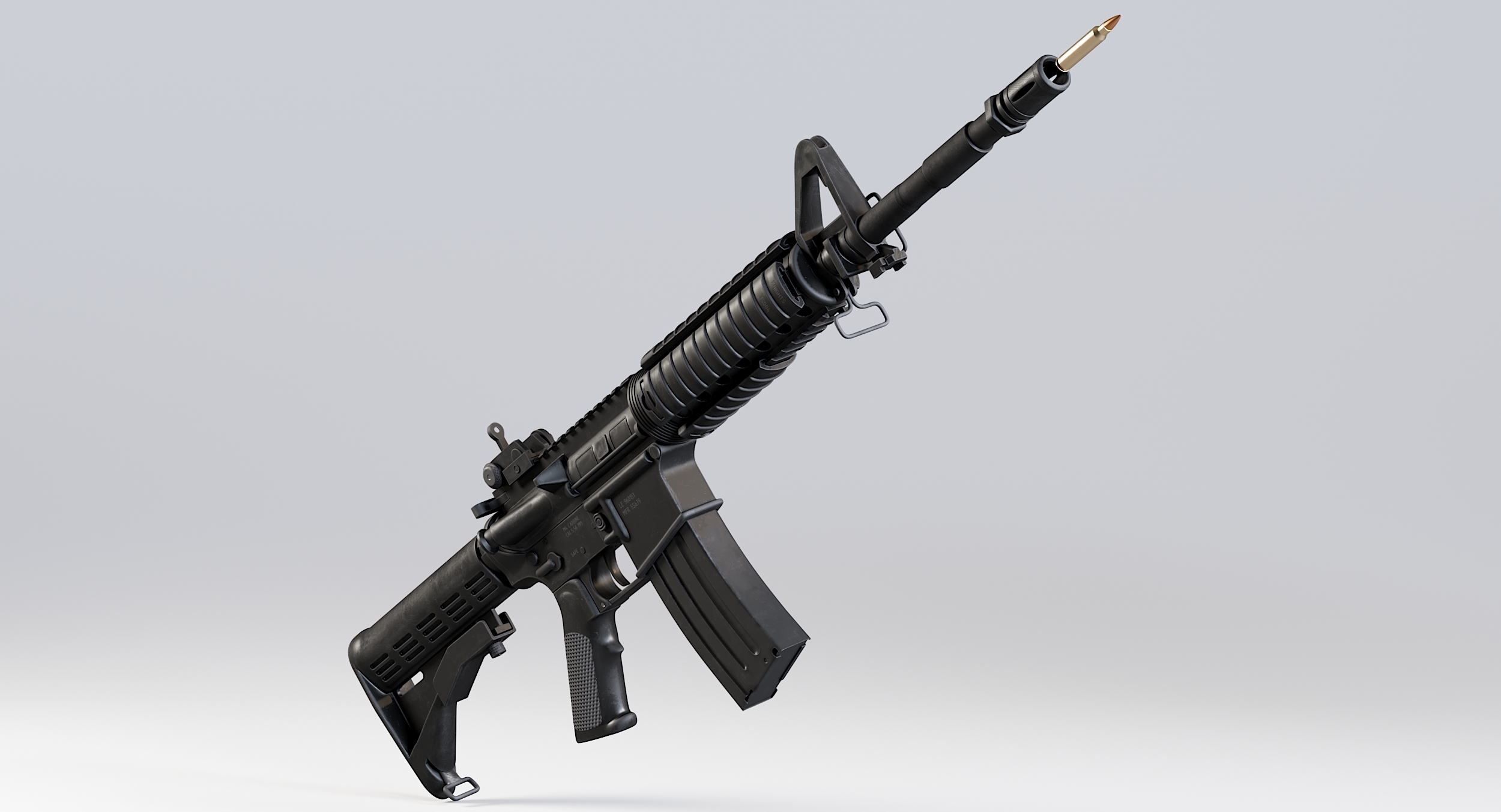 Carbine m4a1 model - TurboSquid 1380854