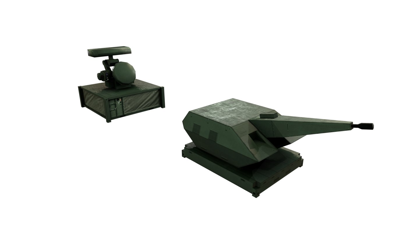 Oerlikon skyshield 3D model - TurboSquid 1380882